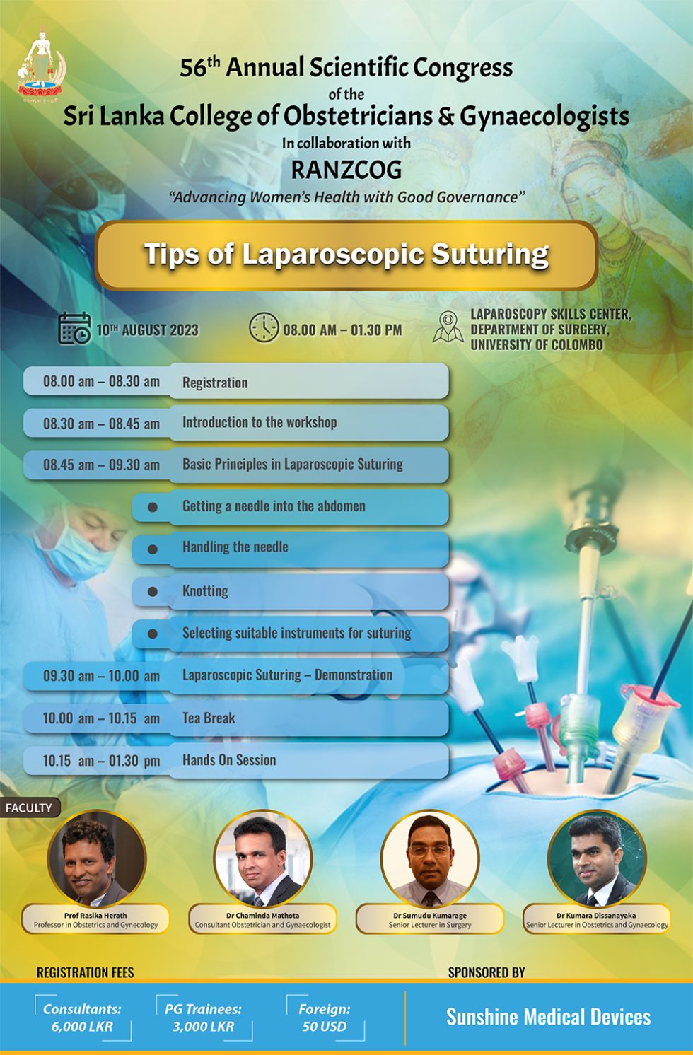 Tips of Laparoscopic Suturing | SLCOG Congress 2025